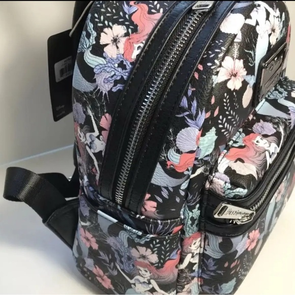 Loungefly | Bags | Loungefly Black Mermaid Mini Backpack | Poshmark
